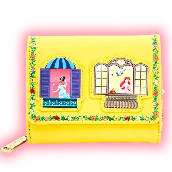 Loungefly | Bags | Loungefly Disney Princesses Floral Balconies Wallet ...